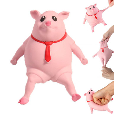 Pink Porky Splash Toy Stress Reliever Toy for Kids and Adults Animal ...