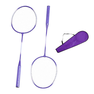 Badminton Set, 2 Player Badminton Racquets Set, Complete Badminton Kit ...