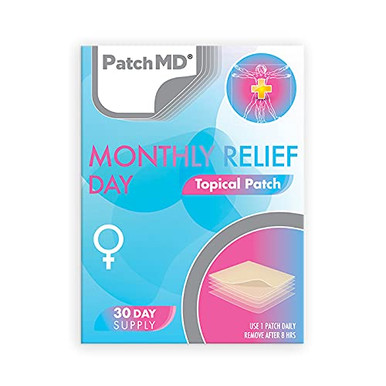 PatchMD - PMS Day Topical Patch - Natural Day time Relief of Premenstrual Syndrome - eases ...
