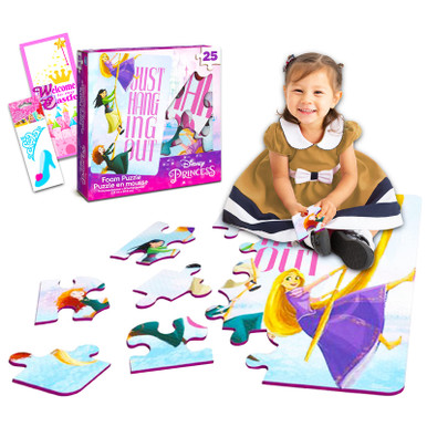 Classic Disney Princess Floor Puzzle for Toddlers - Princess 25 Piece ...