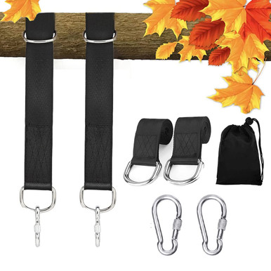 MOZETO Tree Swing Hanging Straps Kit Holds 2000 lbs, 5 ft 8 ft Extra ...