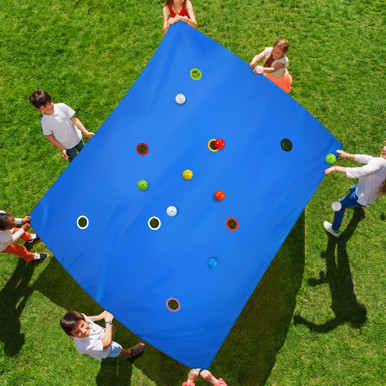 Hole Tarp Team Building Game 98 x 70 Inches Learning Fun Team Building ...