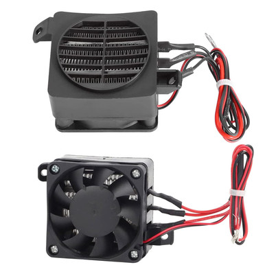 PTC Fan Air Heater,12V 120W Thermostat Heating Element With Fan Car Fan ...
