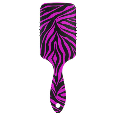 Men Women Hair Brush Animal Zebra Print Skin Air Cushion Comb Anti ...
