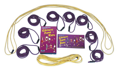 Melaimee 5 Chinese Small Jump Rope Loops, 8' Size, Purple (Pack of 6 ...