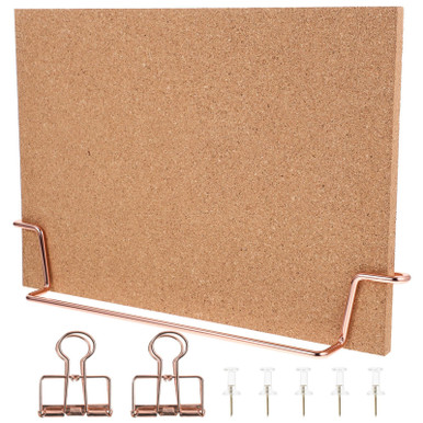 Desktop Stand 1 Set Cork Board Bulletin Board Desktop Cork Board with ...