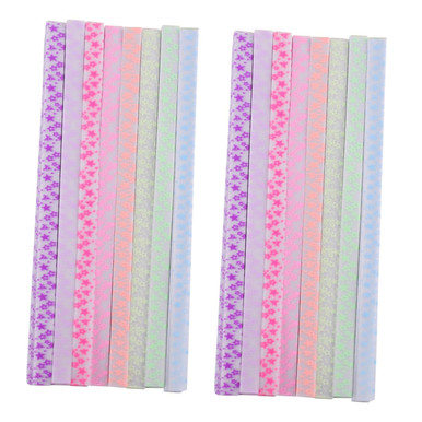 Lurrose 960 Pcs Luminous Folding Stars Origami Paper Crafts Diy Kids ...
