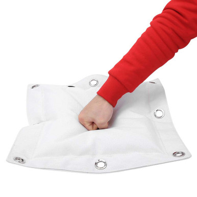 Empty Sand Bag Wall Mounted Canvas Punch Bag with Zipper for Martial ...