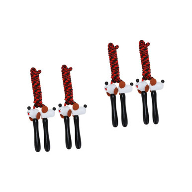 Toddmomy 4 Pcs Animal Design Jump Rope Wood Handle Jump Rope Exercise ...