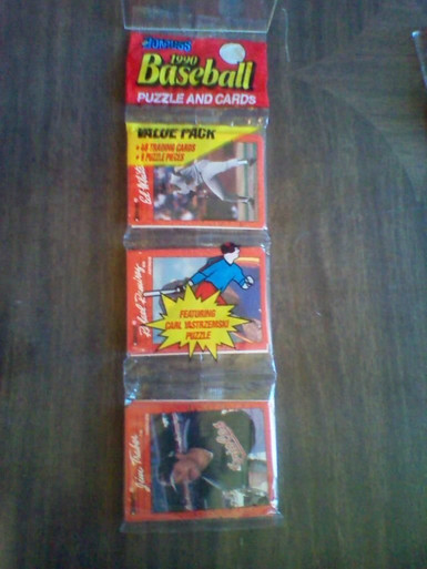 1990 Donruss Baseball Puzzle & Cards Value Pack 48 Cards 9 Puzzle ...