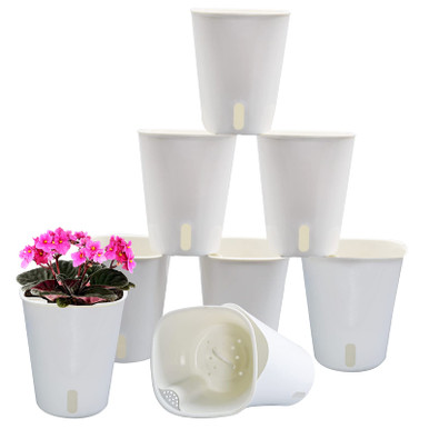 5" Self Watering Pots,5 Sets Self Watering Planter Pots for Indoor ...