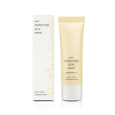 With+derm Light Moisture Sun Essence 50ml - Moisturizing Sun Screen ...