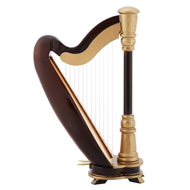 HUAOSN Harp Replica, Mini Harp Replica Wooden Harp Ornament, Miniature ...