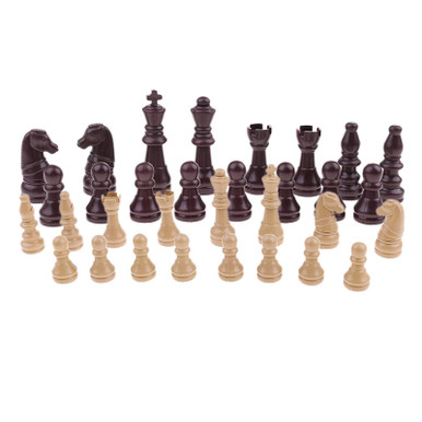 LYLY Chess Set Plastic Chess Pieces, Replacement Chessmen Figure ...