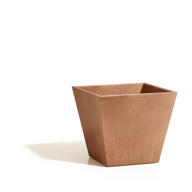 Ecopots Rotterdam Durable Indoor/Outdoor Modern Square Recycled Plastic ...