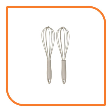 7" Gray Silicone Whisk (6 Whisks) by MyXOHome - Warehousesoverstock