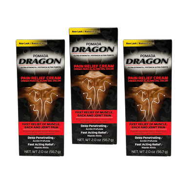 Pomada Dragon. Pain Relief Cream. Fast Acting. Analgesic for Muscles ...