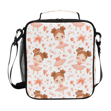 Cute Baby Girl Ballerina Lunch Box for Girl Boys, School Kids Lunch Bag ...