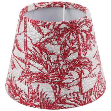GYOTUU E27 Embroidery Fabric Lampshade, Simple Pattern Lampshade Drum ...