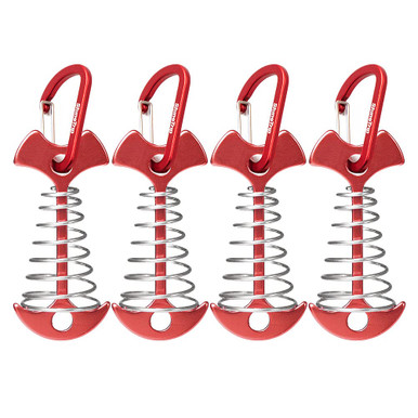 Veemoon 4pcs Fishbone Spring Hook Outdoor Tent Outdoor Accessories Tent ...