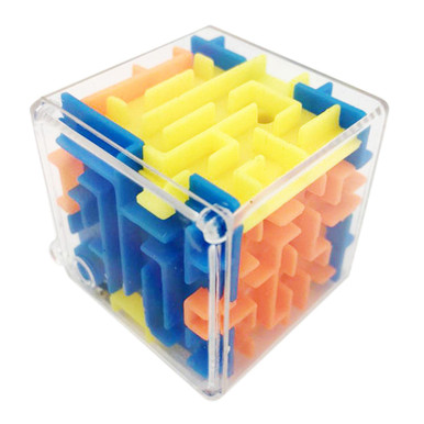 DESVET Maze Puzzle Box, Maze Ball Interactive Game with Education Toy ...