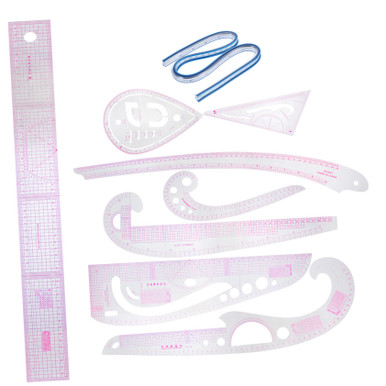 SEWACC 1 Set Cutting Ruler Sewing Ruler French Curve Ruler Quilting ...
