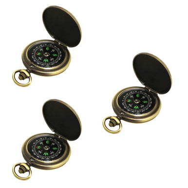 Unomor 3pcs Pocket Compass for Outdoor Activities Endurable Compass ...
