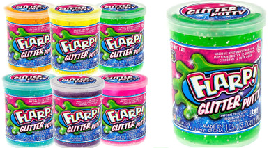Flarp Putty Glitter & Scented Noise Putty (6 Units Asserted Color) by ...