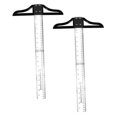 PartyKindom 2 Pcs Design Ruler Guide Architect Ruler Measuring Ruler ...