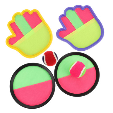 VICASKY 2 Sets Sticky Ball Paddle Game Beach Toys Toss Catch Tennis ...