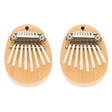 MILISTEN 2pcs Thumb Mahogany Kalimba finger harp Mini Finger Piano tiny ...