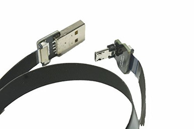 Short FFC Micro USB FPV Flat Slim Thin Ribbon FPC Cable Micro USB 90 ...