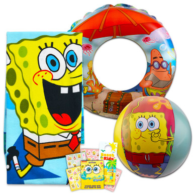 Spongebob Beach Toys for Kids 5-7 - Spongebob Pool Toys Bundle with ...