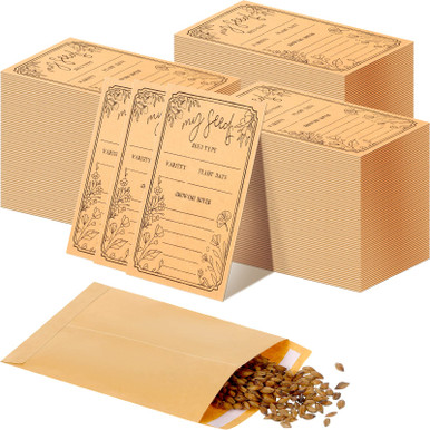 Zubebe Seed Envelopes Bulk 3.15 x 4.72 Inch Seed Packets Small Paper ...