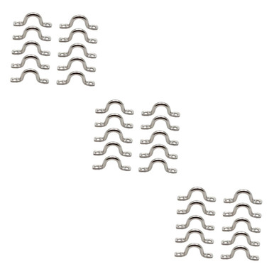 GANAZONO 45 Pcs Boat Eye Strap Swivel Pad Eye Kayak Deck Eyes Kayaks ...