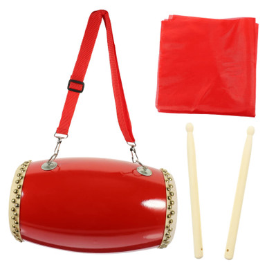 1 Set Waist Drum Cowhide Drum Simple Waist Drum Cowhide Waist Drum ...