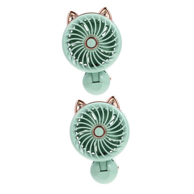 Zerodeko 2 Sets Mini Folding Fan Mini Fan Rechargeable Portable Usb Fan ...