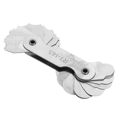 Stainless Steel Radius Gauge, Portable Radius Gauge, Concave Convex ...