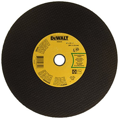 DEWALT DWA8036 Concrete/Masonry Port Cutoff Wheel, 12-Inch X 1/8-Inch X ...