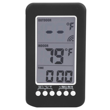 Temperature Meter, Wireless Digital Temperature Gauge with 4 Inch ...