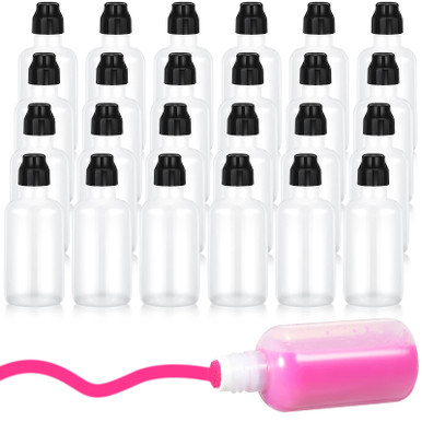 24 Pieces Empty 2 Ounce Paint Daubers Bottles Marker Bottle Handy ...