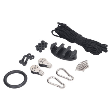 Hilitand Kayak Anchor Rope Trolley Kit, Kayak Anchor Rope Kit with ...