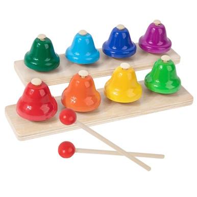 KOMBIUDA 1 Set Bell Rainbow Percussion Instruments for Kids Orff Bells ...
