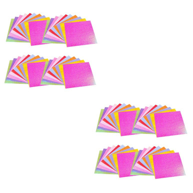 NUOBESTY Glitter Paper 100 Pcs Origami for Kids Pearl Child Kids ...
