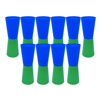DYNWAVE 10x Flip Cups Aid Speed Agility Training Physical Fitness Sport ...