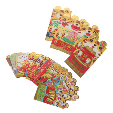 TEHAUX 108 Pcs 2022 Year of The Tiger Red Packet Chinese Red Packets ...