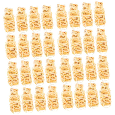 INOOMP 32 Pcs Combustion Wood Fire Fat Rope Stick Burning Fire Starters ...