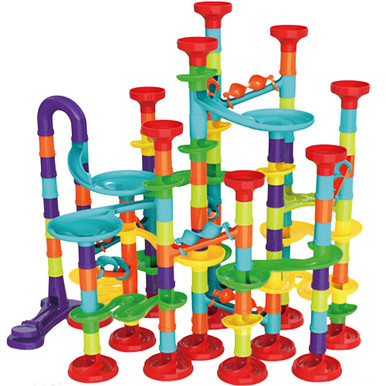 Marble track, children building sets, 197PCS marble maze game, large ...