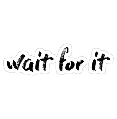 Wait for It, Hamilton Decal Sticker - Sticker Graphic - Auto, Wall ...