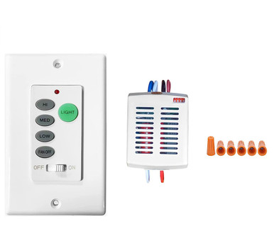Small Size Universal Ceiling Fan Wall Remote Control Kit with Light ...